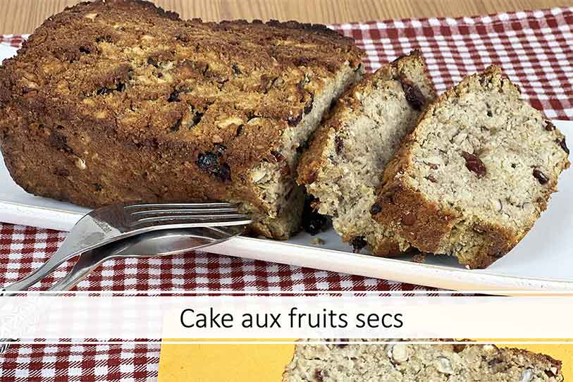Recette de Cake aux fruits secs : une alternative saine et savoureuse ...